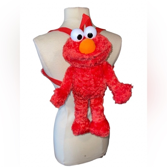 Sesame Street | Bags | Sesame Street Elmo Plush Backpack | Poshmark